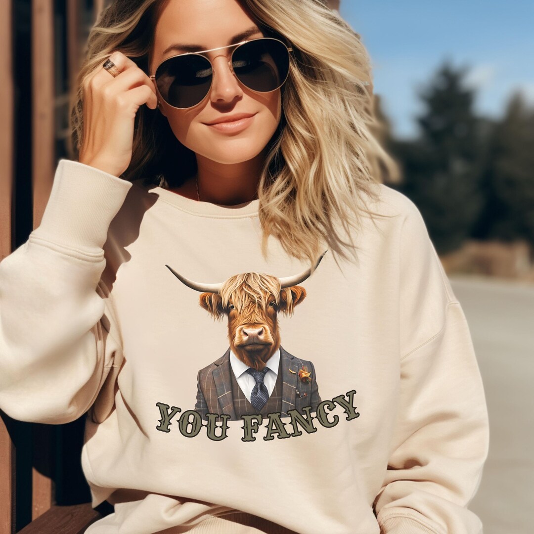 Unhinged Highland Cow Shirt Funny Highland Cow Gift for Cow Lover ...