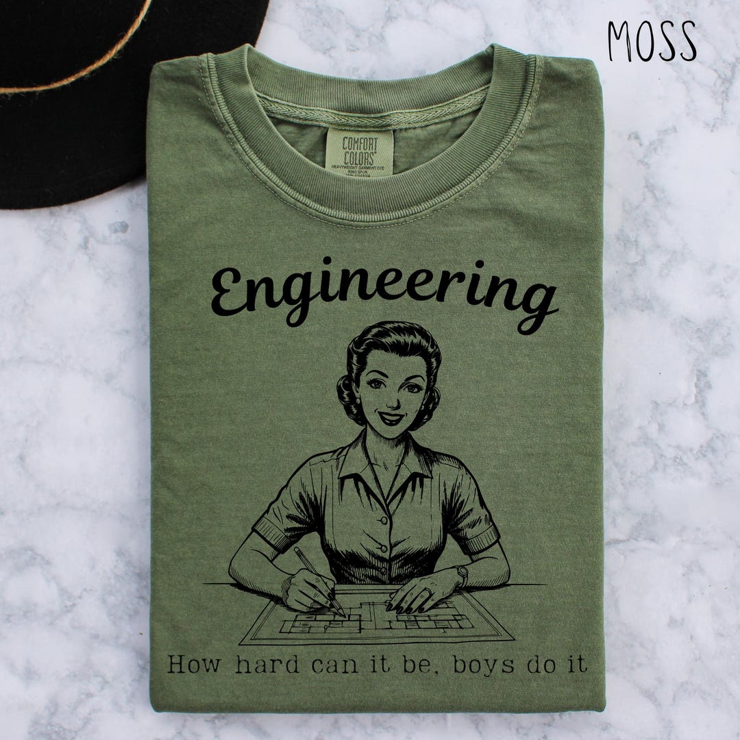 Woman Engineer Tshirts Women in Civil Engineering Comfort Colors in All ...
