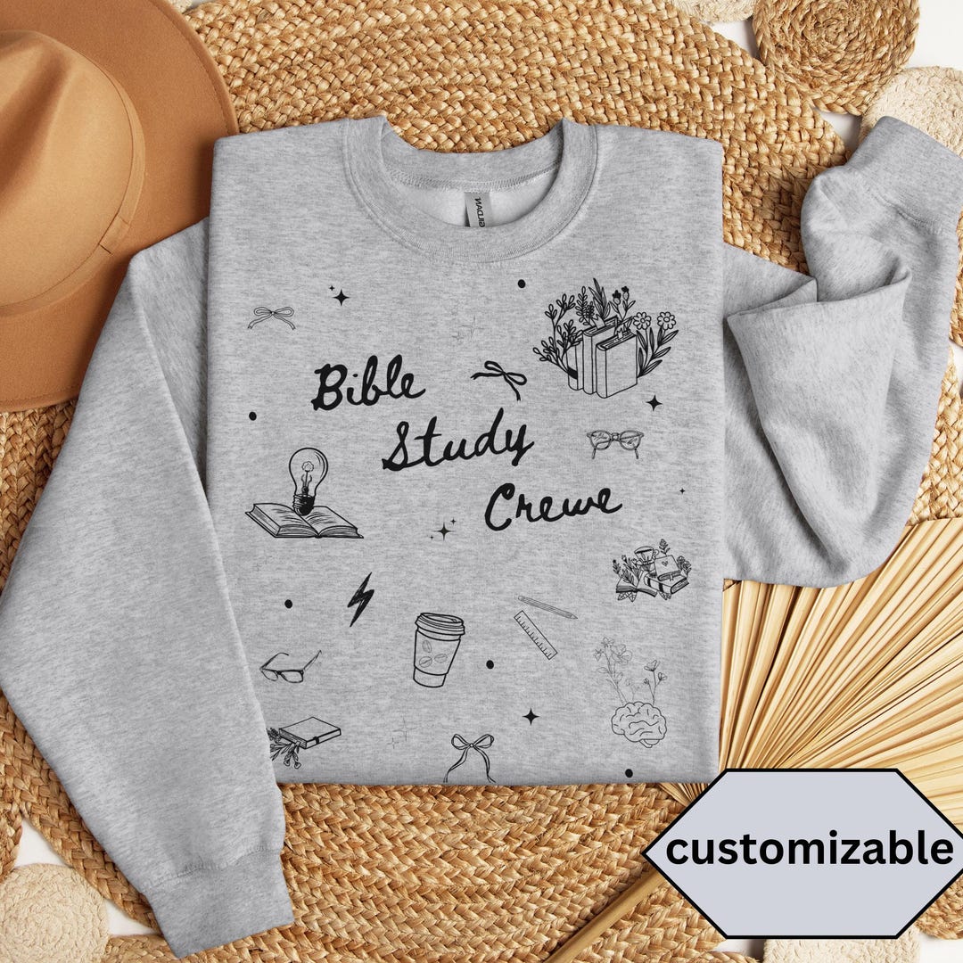 Bible Study Shirt Custom Doodle Shirt Bible Book Lover Christian School ...