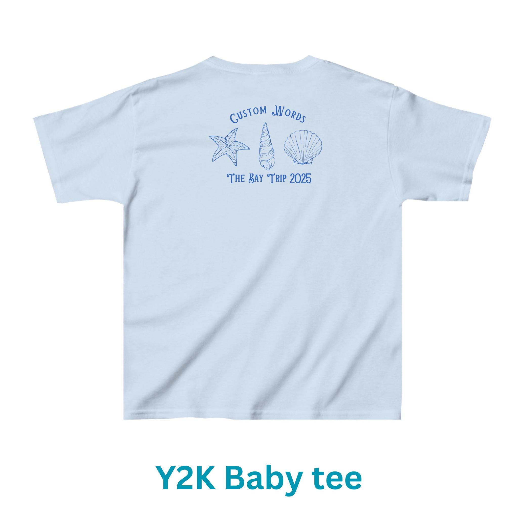 Custom Seashell Baby Tee Shirt Custom Big Little Baby Tee Gift ...