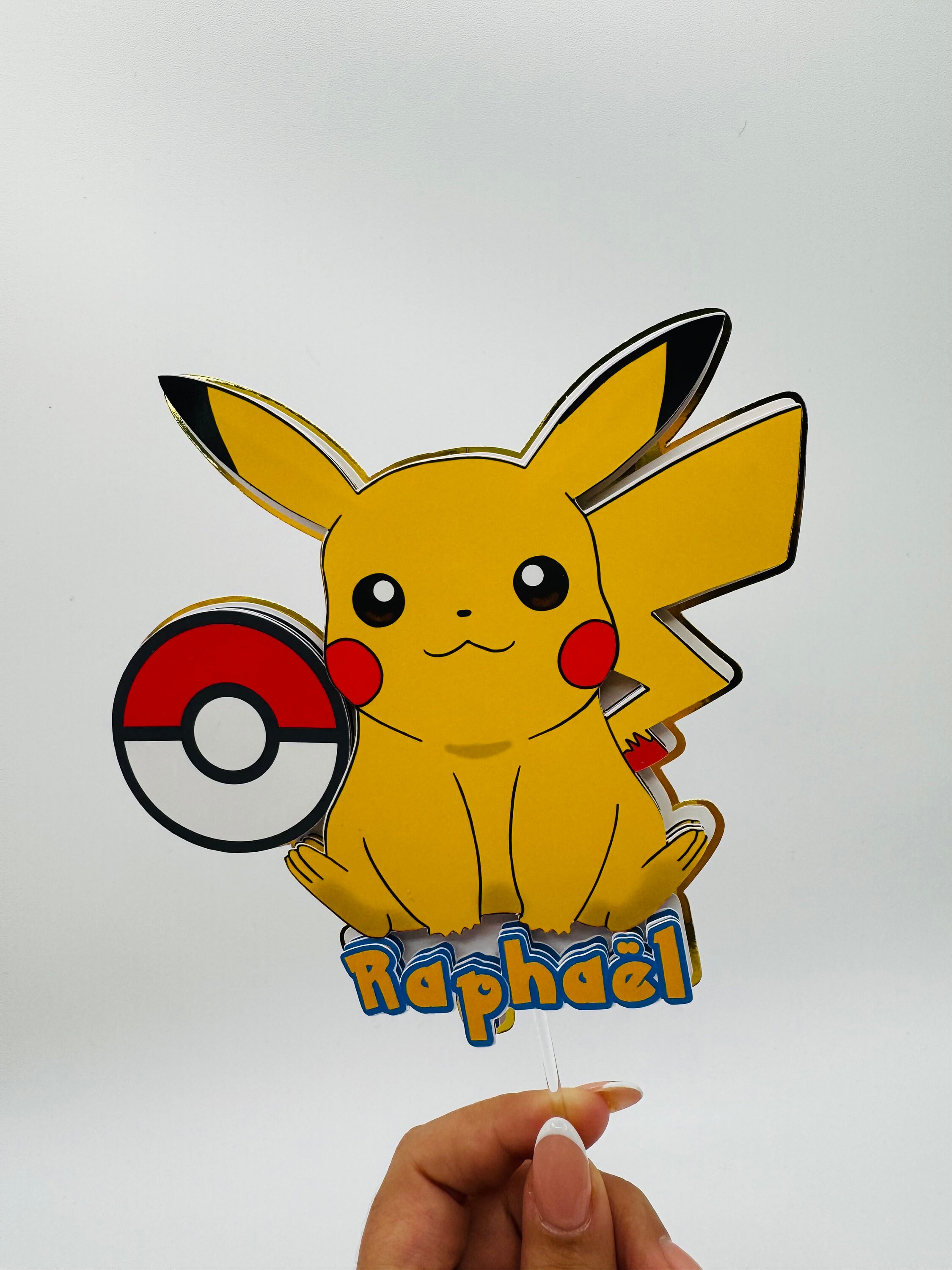 Topper cake , cake topper personnalisé simple , 2D , 3D topper , face ...