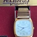 1990s Helbros Quartz Tank Watch Gold Tone Finish, Gold Dial, in Box ...