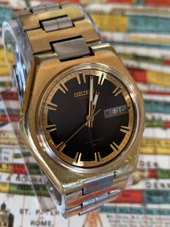 Classic Seiko Automatic Watch 7009-8079 Late 1970s 17… - Gem