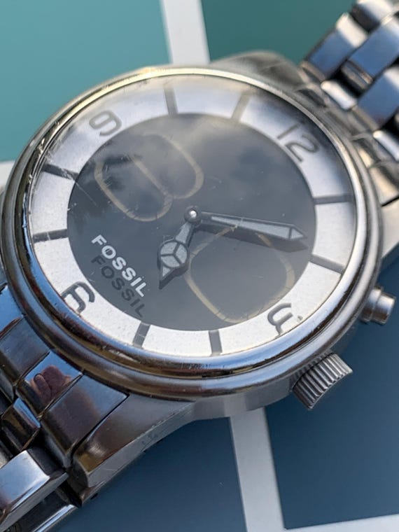 Fossil Big Tic BG 1009 Animated Digital Seconds Watch… - Gem