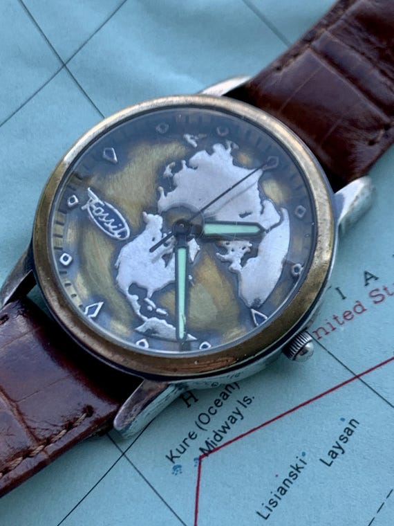 Planet Fossil 5 Limited Edition World Map - 7099 out … - Gem