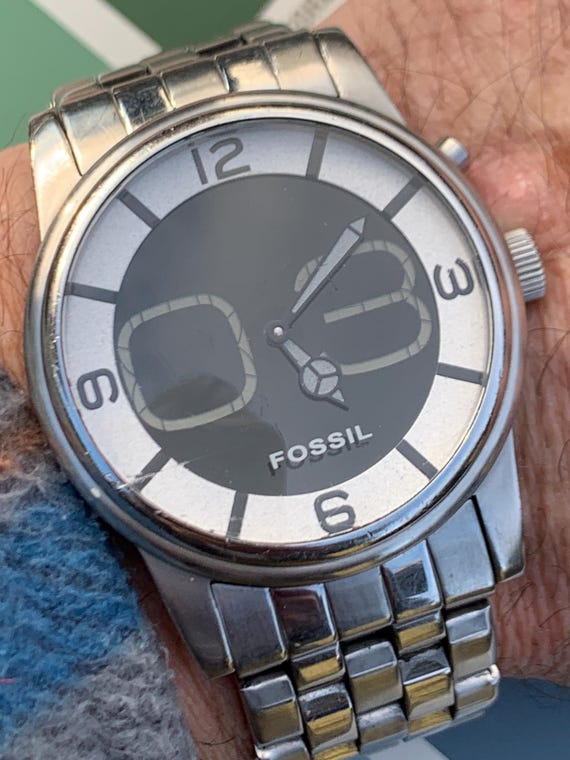 Fossil Big Tic BG 1009 Animated Digital Seconds Watch… - Gem