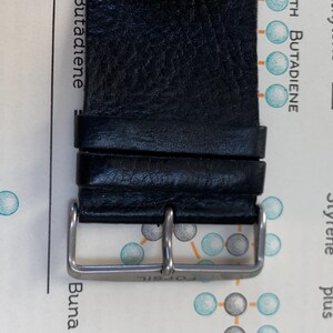 Funky Fossil Rectangle With Modernist Plaid Dial. Blue Silver Dark Blue ...