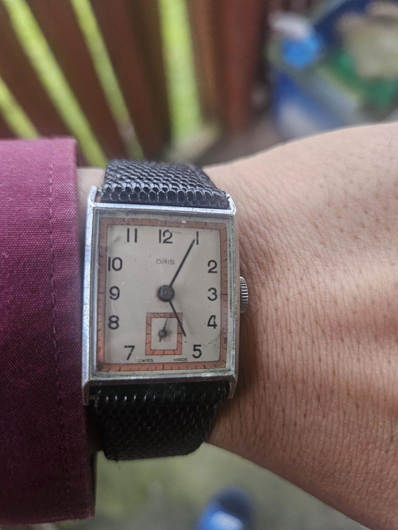 Restored 1950s Mens Oris Tank Watch. Calibre KIF 451 Manual Movement - Etsy