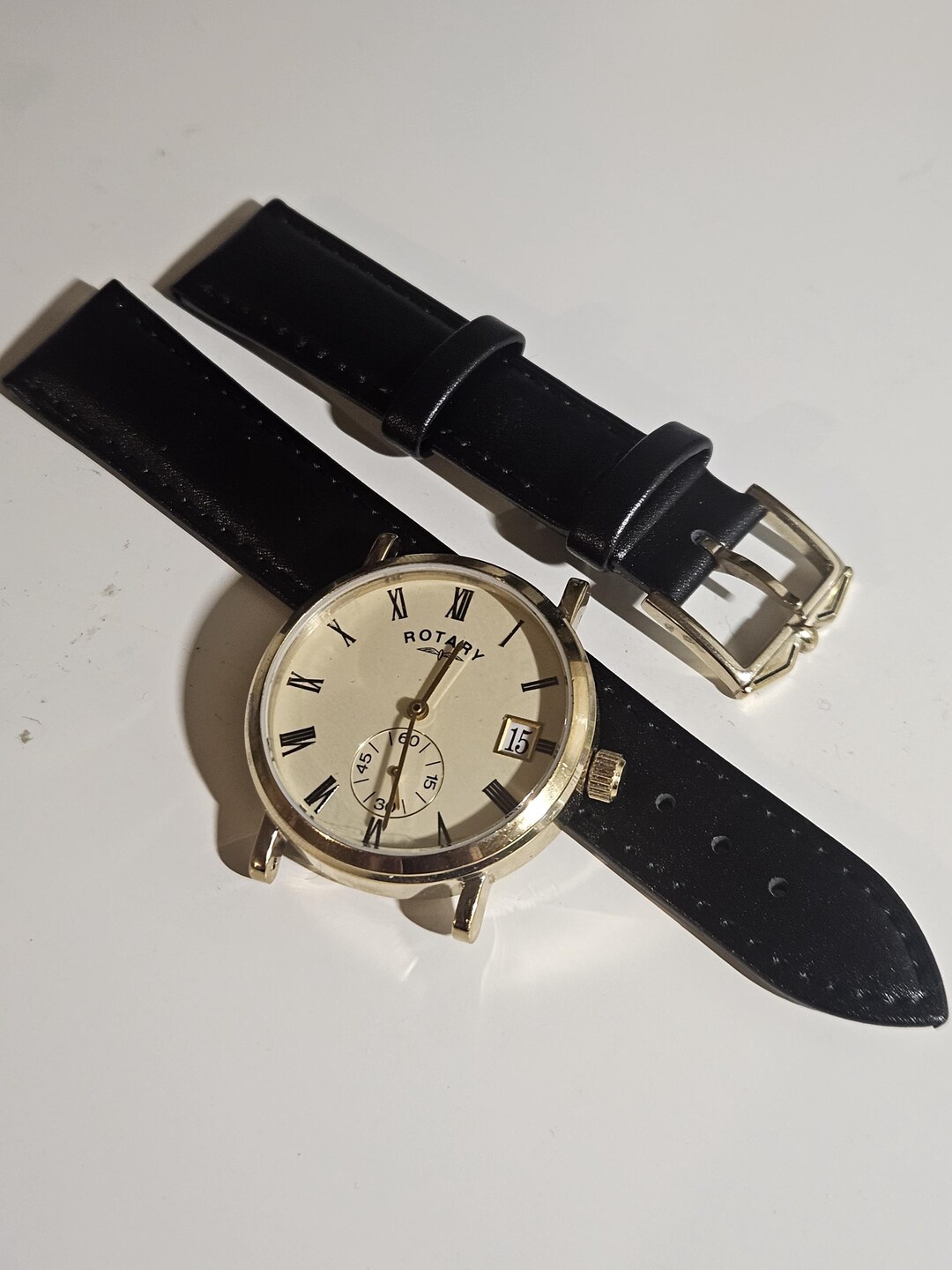 Elegant Restored Rotary Quartz Watch With Sub-dial Hands - Etsy