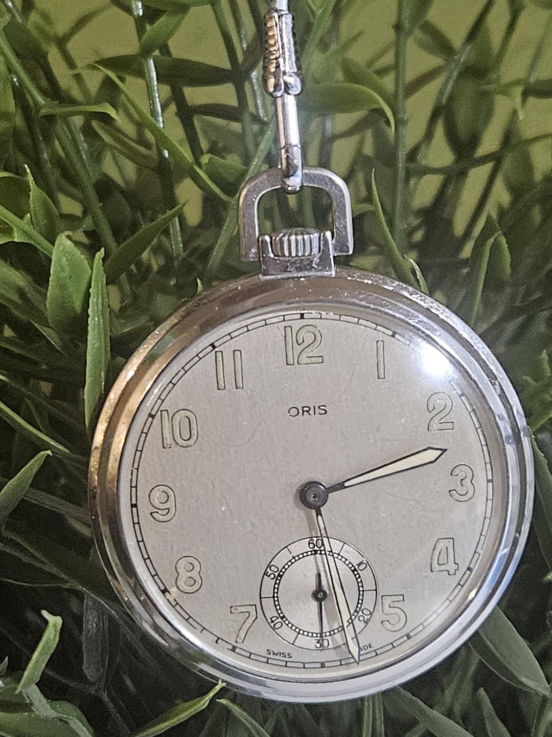 Beautiful Restored Oris Pocket Watch 1950's. KIF 421 Manual Wind ...