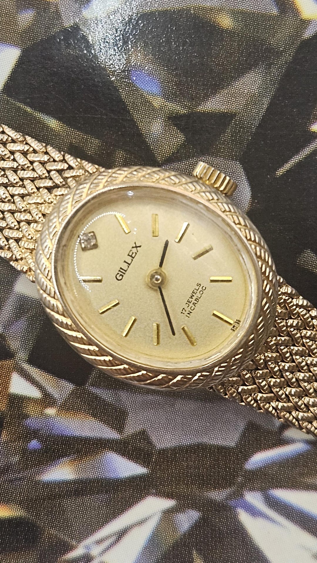 Beautiful Ladies Cocktail Watch, Made by Gillex. AS1677 Manual Wind ...