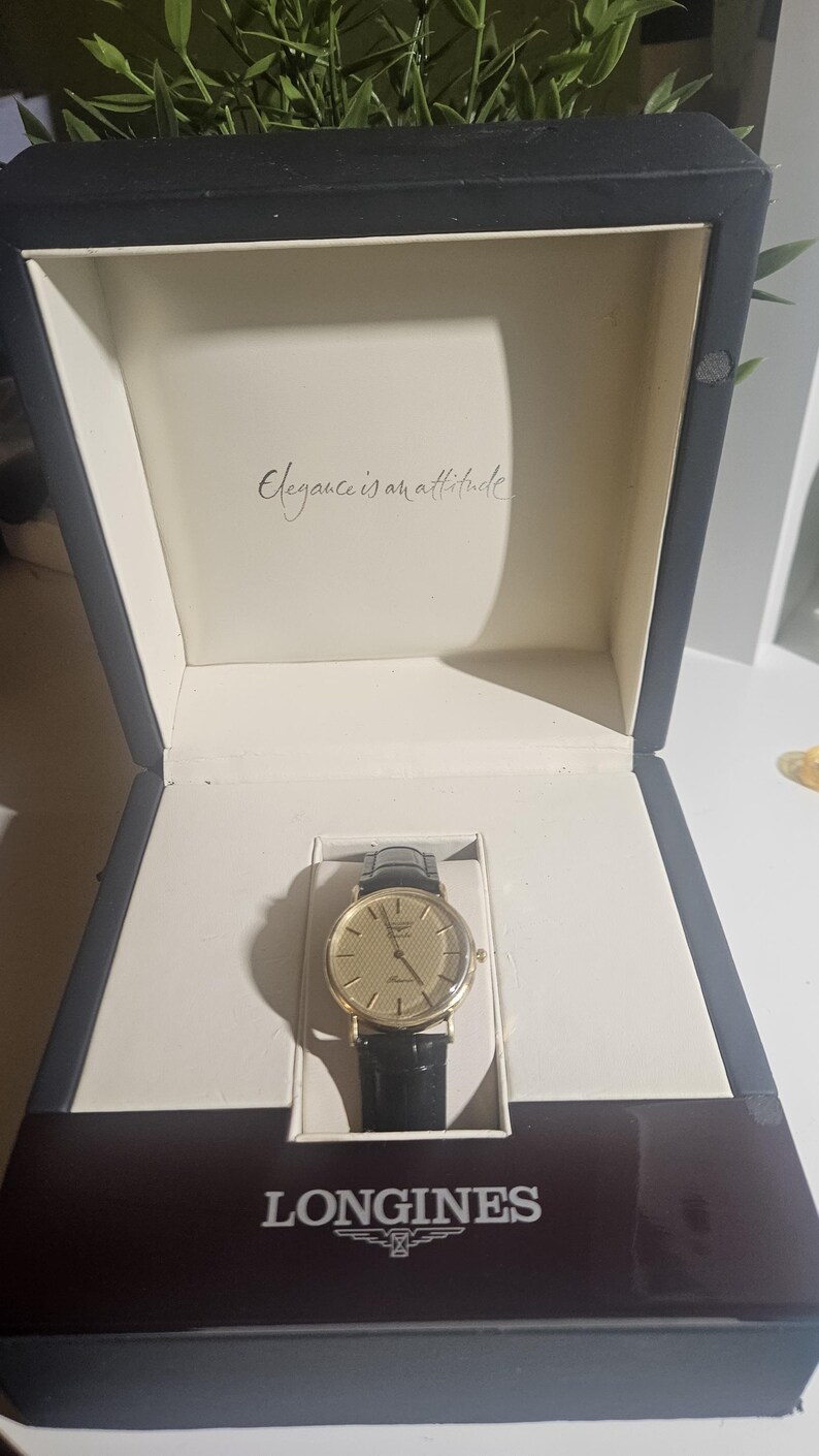 Extremely Rare Vintage Men's 1980's Longines Presence Including Box ...