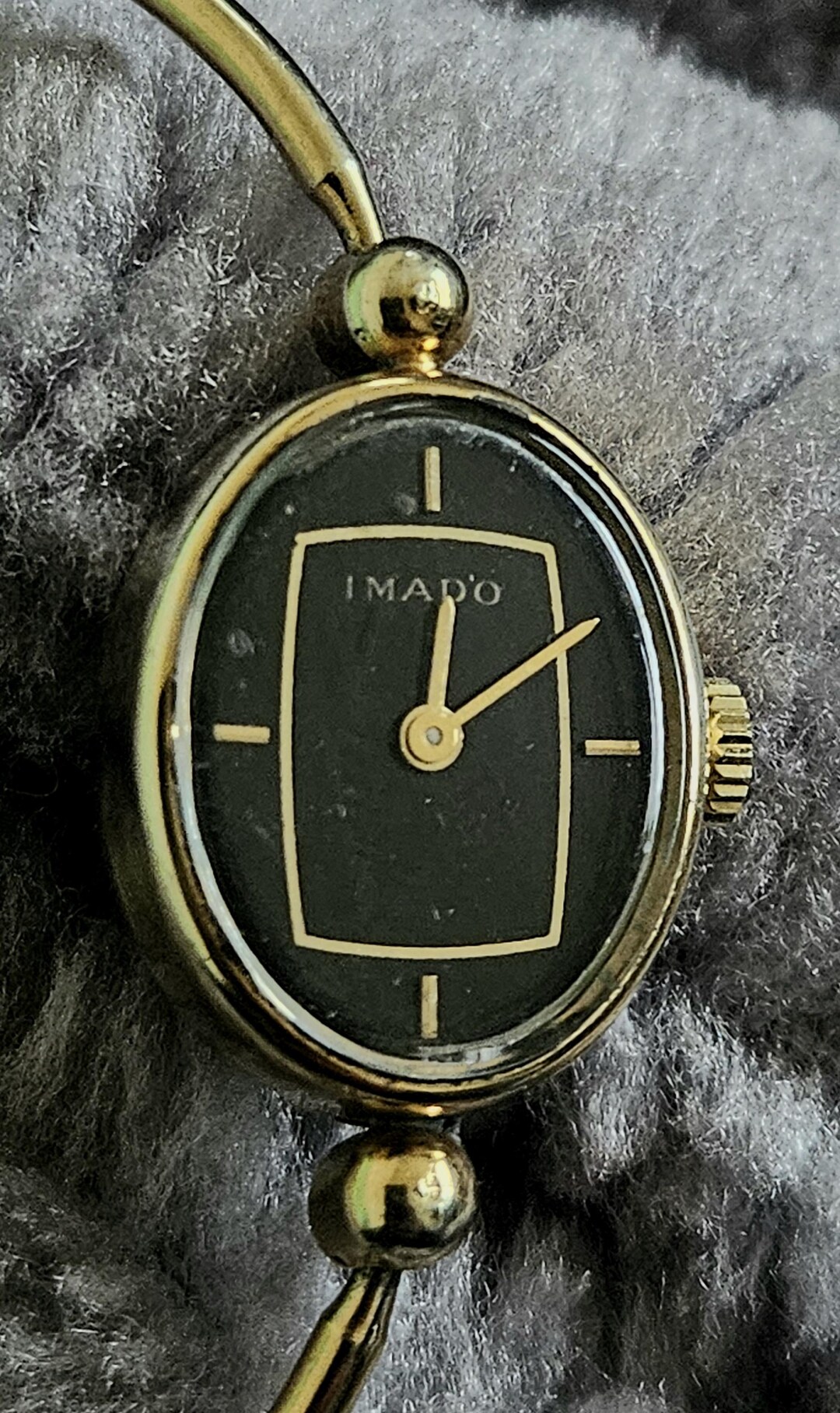 Beautiful Ladies Early 1980's Restored Imado Bangle Watch. Manual Wind ...