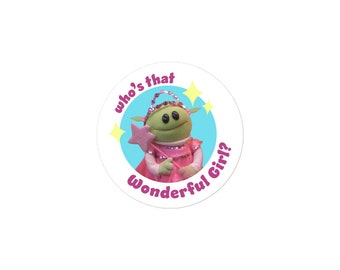 Who's That Wonderful Girl Vinyl Sticker, Nanalan Inspired, Cute Laptop ...