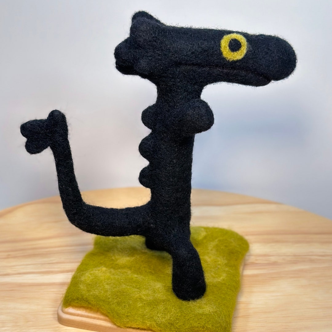 Dancing Toothless | Needle Felted Sculpture - Etsy