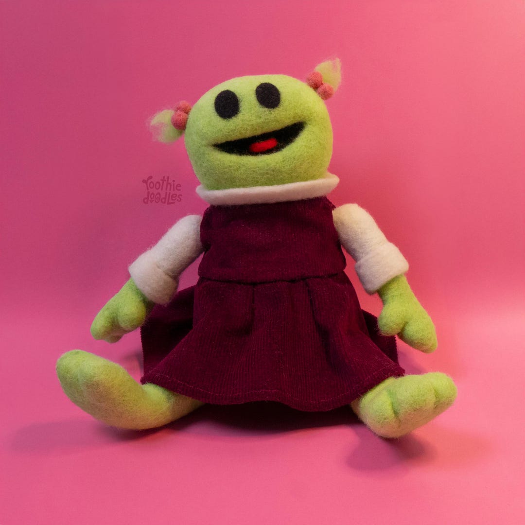 Mona | Nanalan | Needle Felted Doll - Etsy