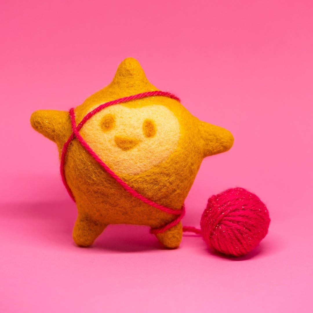 Star | Needle Felted Sculpture - Etsy
