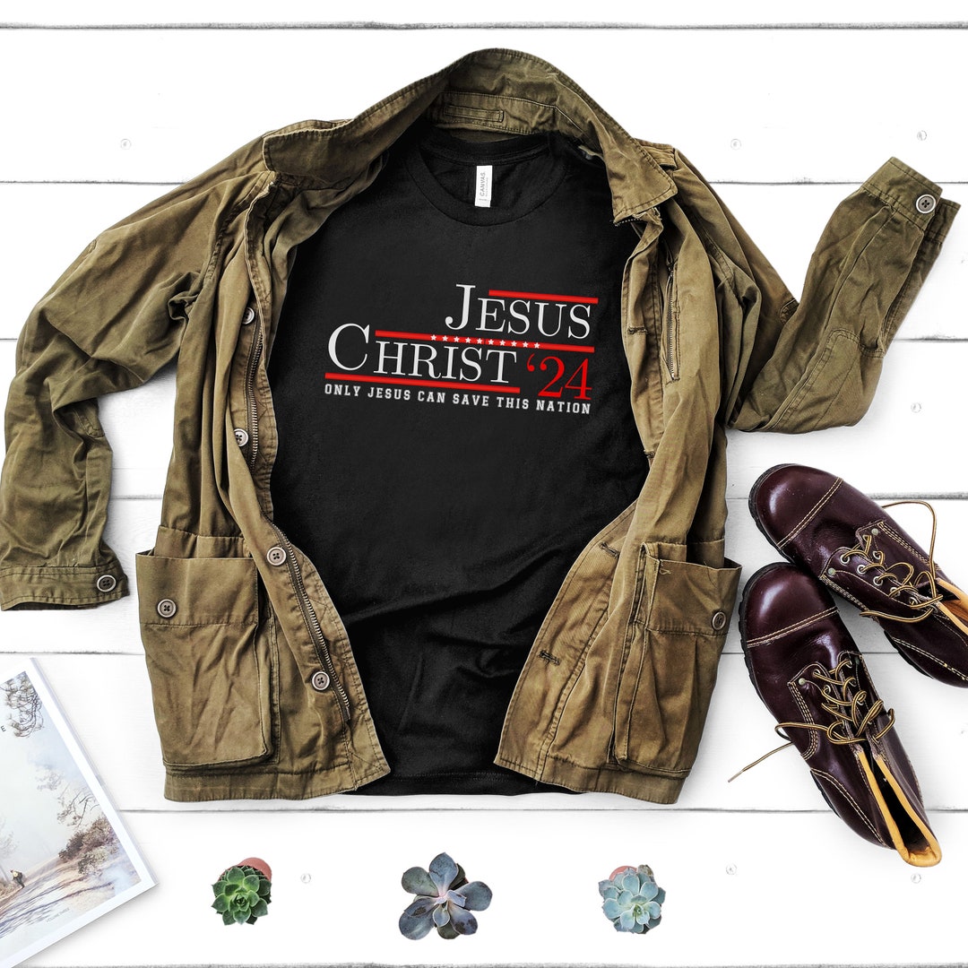 Jesus Christ Election 2024 Unisex Jersey Christian Short Sleeve Tee, - Etsy