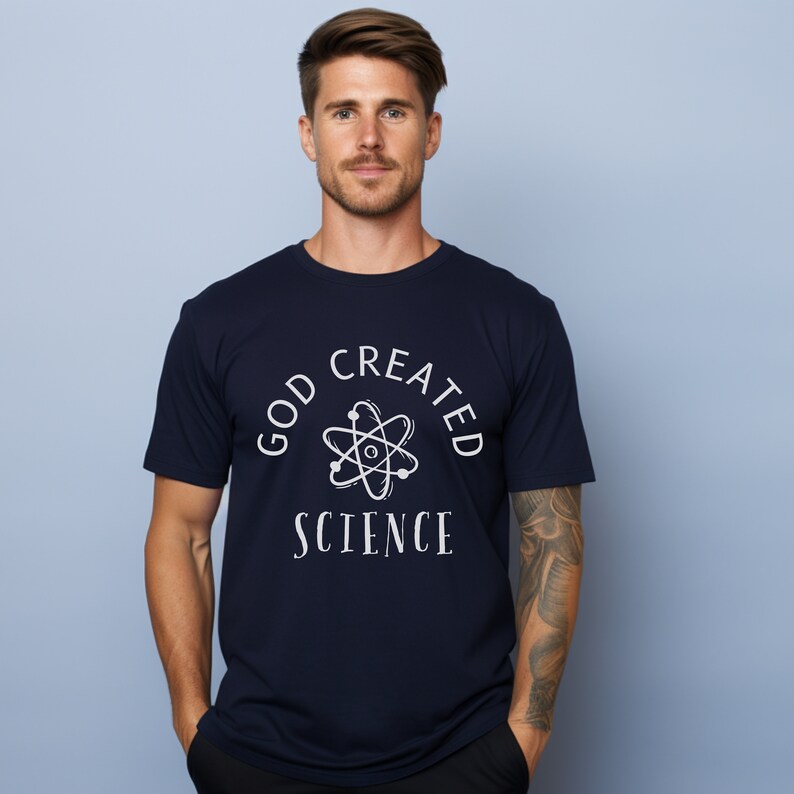 Introducing Our New God Created Science T Shirt, Funny Christian Unisex ...
