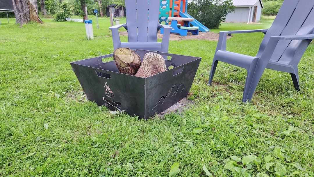 Custom Name Quick Lock Fire Pit - Etsy