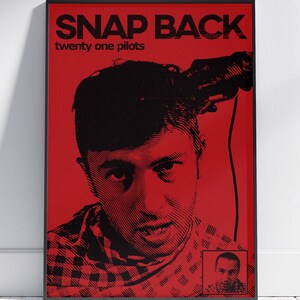 TWENTY-ONE-PILOTS Poster Physical Print Snap Back Clancy Poster Retro ...