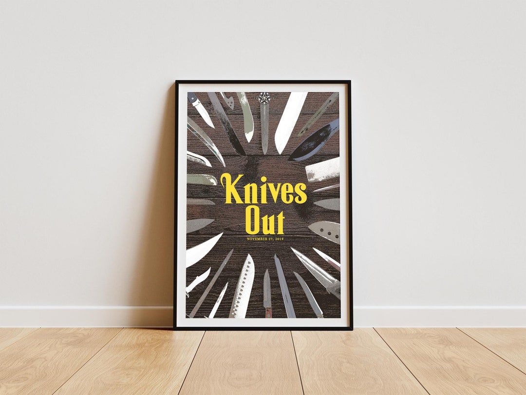 KNIVES OUT POSTER Digital Download Movie Poster Wall Art Decoration ...