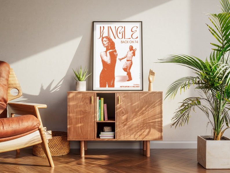 Jungle Back on 74 Retro Poster - Digital Download - Jungle4eva - Room ...