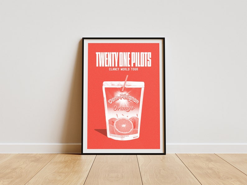 TWENTY ONE PILOTS Poster Digital Download Clancy Retro Wall Art ...