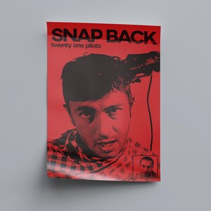 TWENTY-ONE-PILOTS Poster Physical Print Snap Back Clancy Poster Retro ...