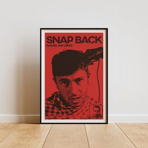 TWENTY-ONE-PILOTS Poster Physical Print Snap Back Clancy Poster Retro ...