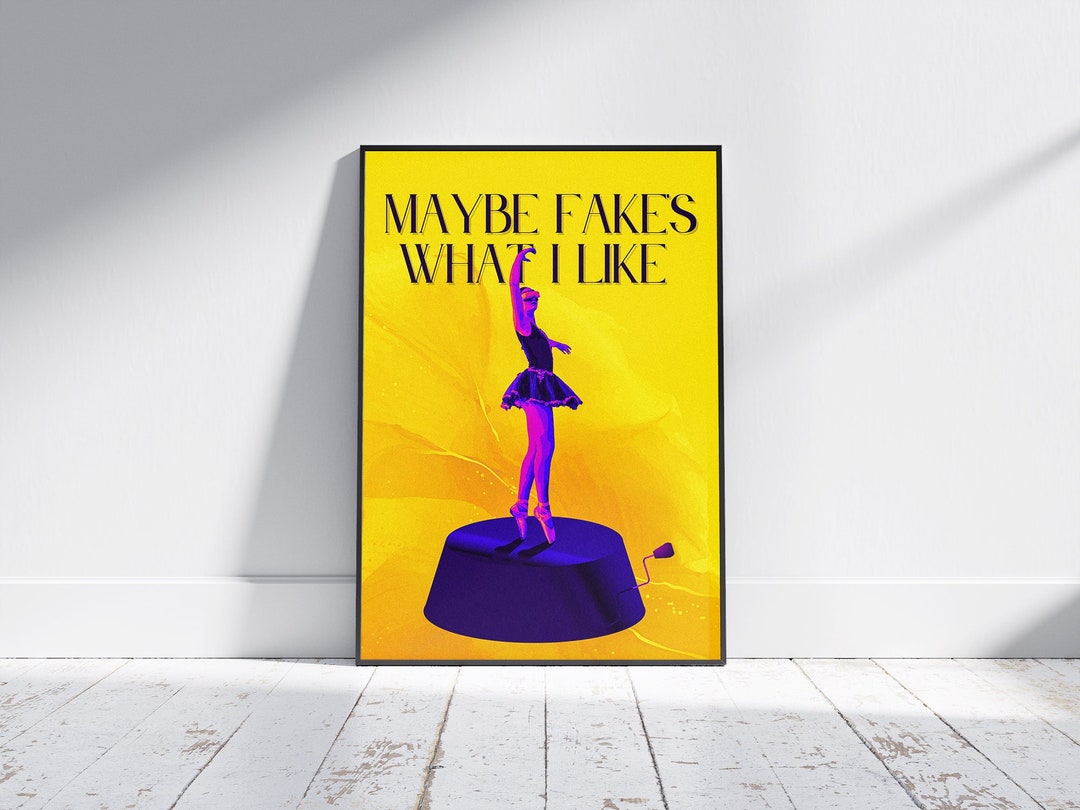 TAME IMPALA POSTER ~ Maybe Fake's What I Like ~ Digital Download Tame ...