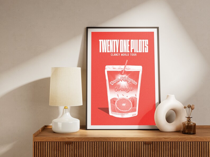 TWENTY ONE PILOTS Poster Digital Download Clancy Retro Wall Art ...