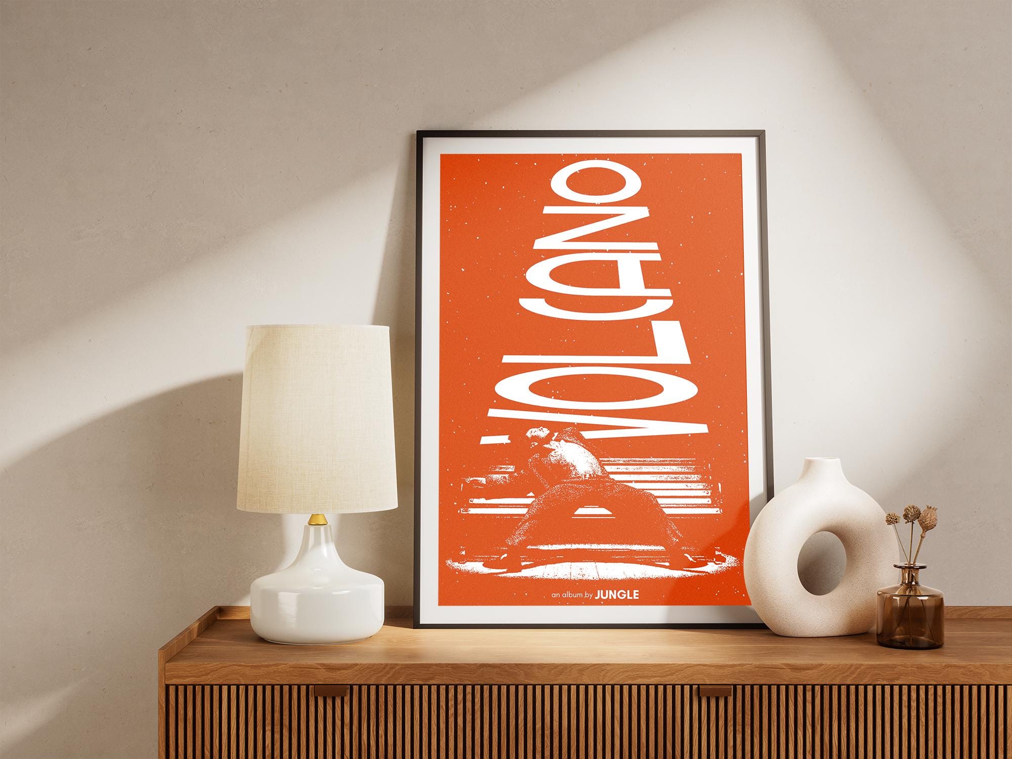 JUNGLE VOLCANO Poster Physical Print - Wall Art Deco - Jungle4ever ...