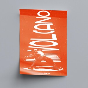 JUNGLE VOLCANO Poster Physical Print - Wall Art Deco - Jungle4ever ...