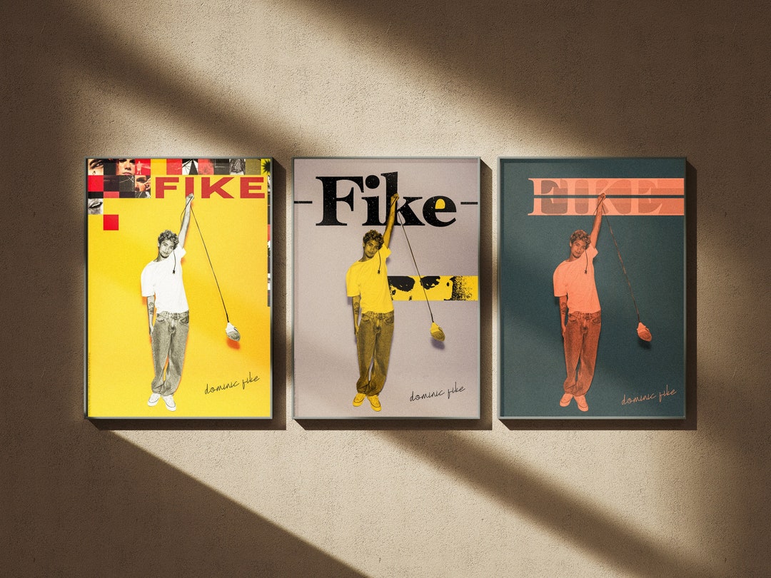 DOMINIC FIKE 3 Album Poster PACK Voor Slaapkamer Dominic Fike Poster ...