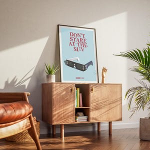 DOMINIC FIKE Don't Stare at the Sun Poster Digital Download Room ...