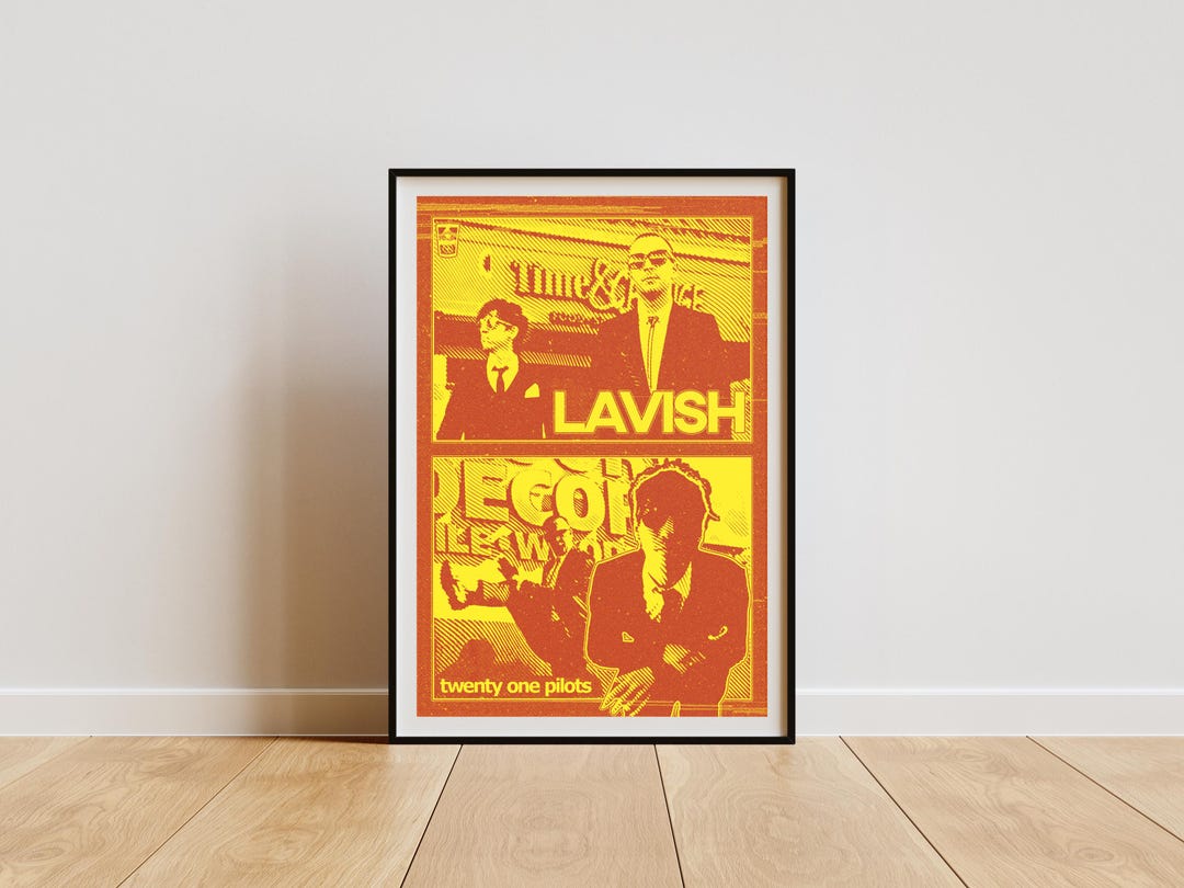 TWENTY-ONE-PILOTS Poster Physical Print Lavish Clancy Poster Retro Wall ...