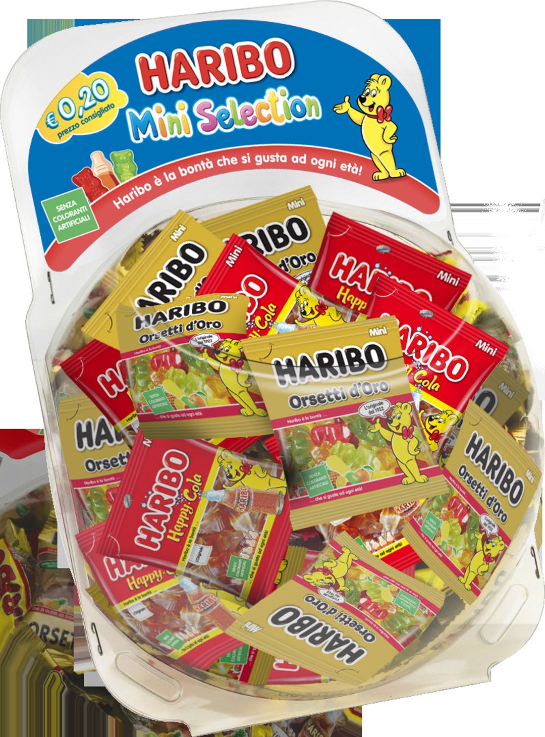 Haribo Mini Selection, Gummy Sweets, Fruit Flavour, Ideal for Parties ...
