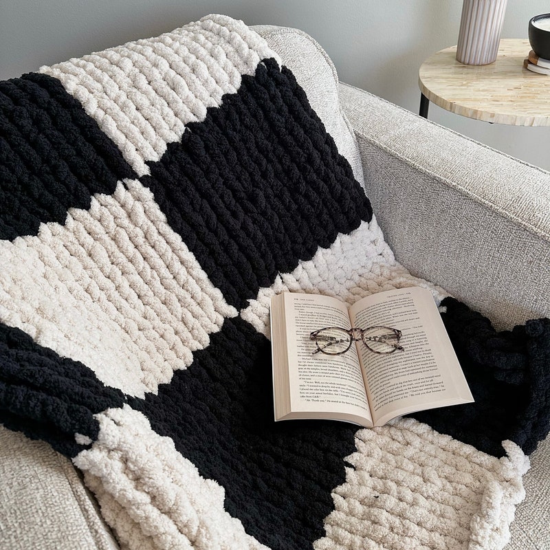 Checkered Blanket - Etsy