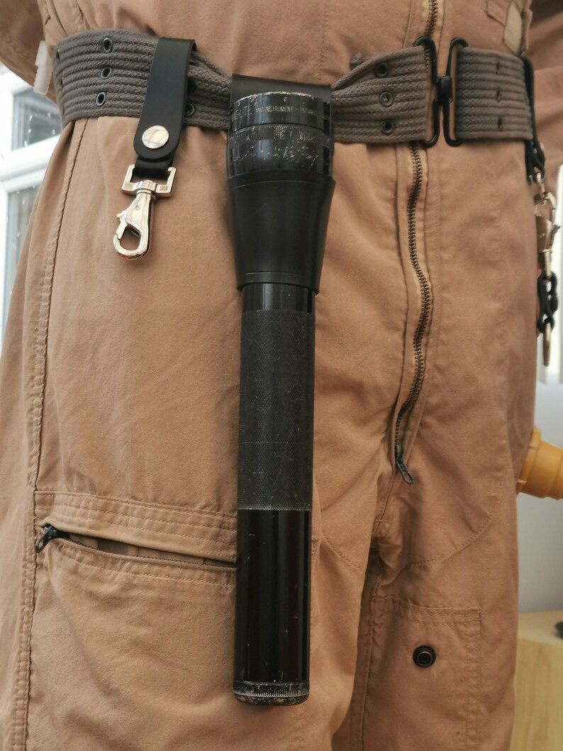 Leather D Cell Maglite Torch Holster Holder Ghostbusters Cosplay ...