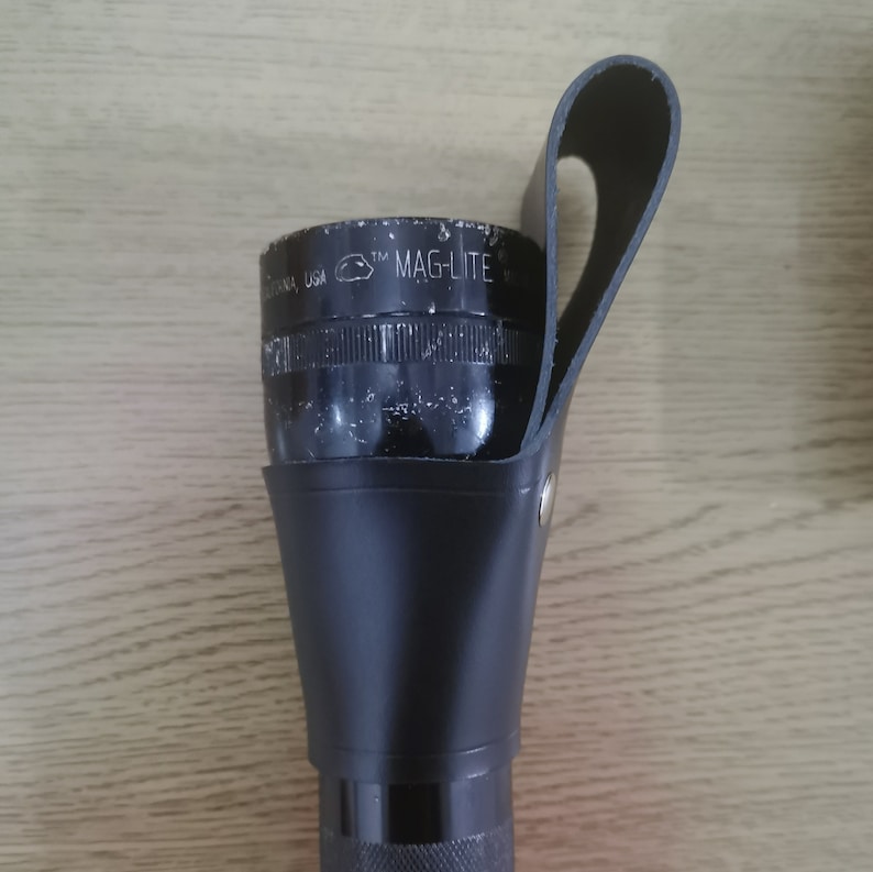 Leather D Cell Maglite Torch Holster Holder Ghostbusters Cosplay ...