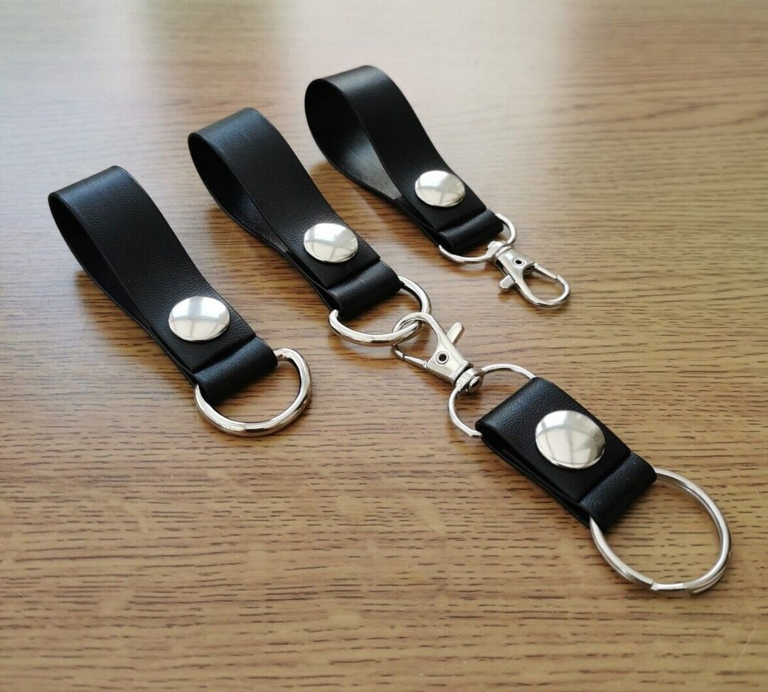 Ghostbusters Faux PU Leather Belt Fobs Keyrings Uniform Cosplay Outfit ...