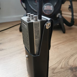 Ghostbusters Walkie Talkie Motorola MT500 Radio Leather Holster ...
