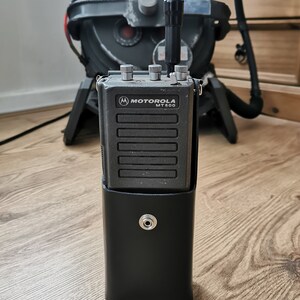 Ghostbusters Walkie Talkie Motorola MT500 Radio Leather Holster ...