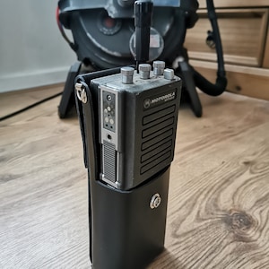 Ghostbusters Walkie Talkie Motorola MT500 Radio Leather Holster ...