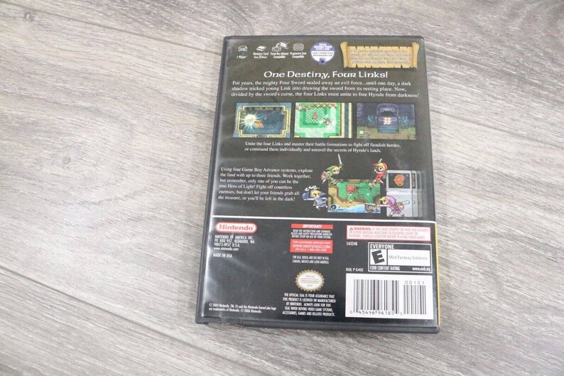 The Legend of Zelda: Four Swords Adventures (gamecube, 2004) Complete ...
