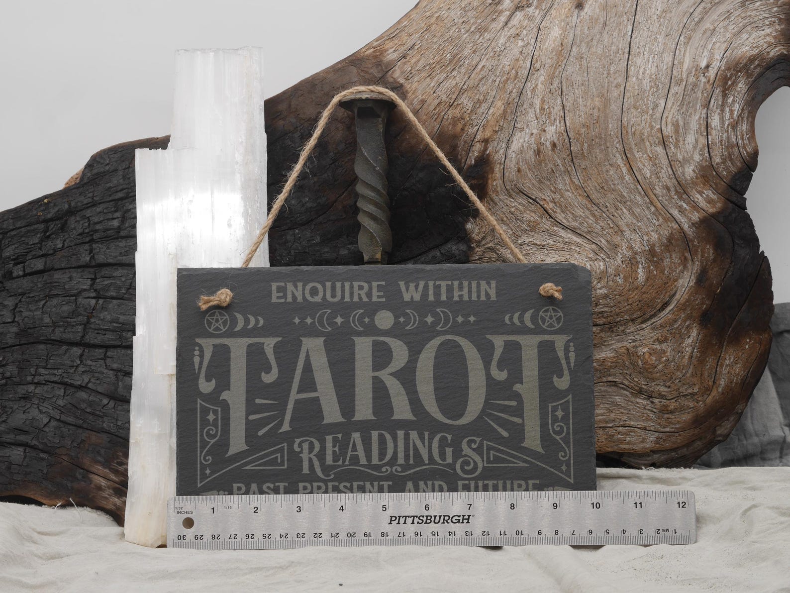 Slate Tarot Readings Sign: Witchy Wall Decor - Etsy