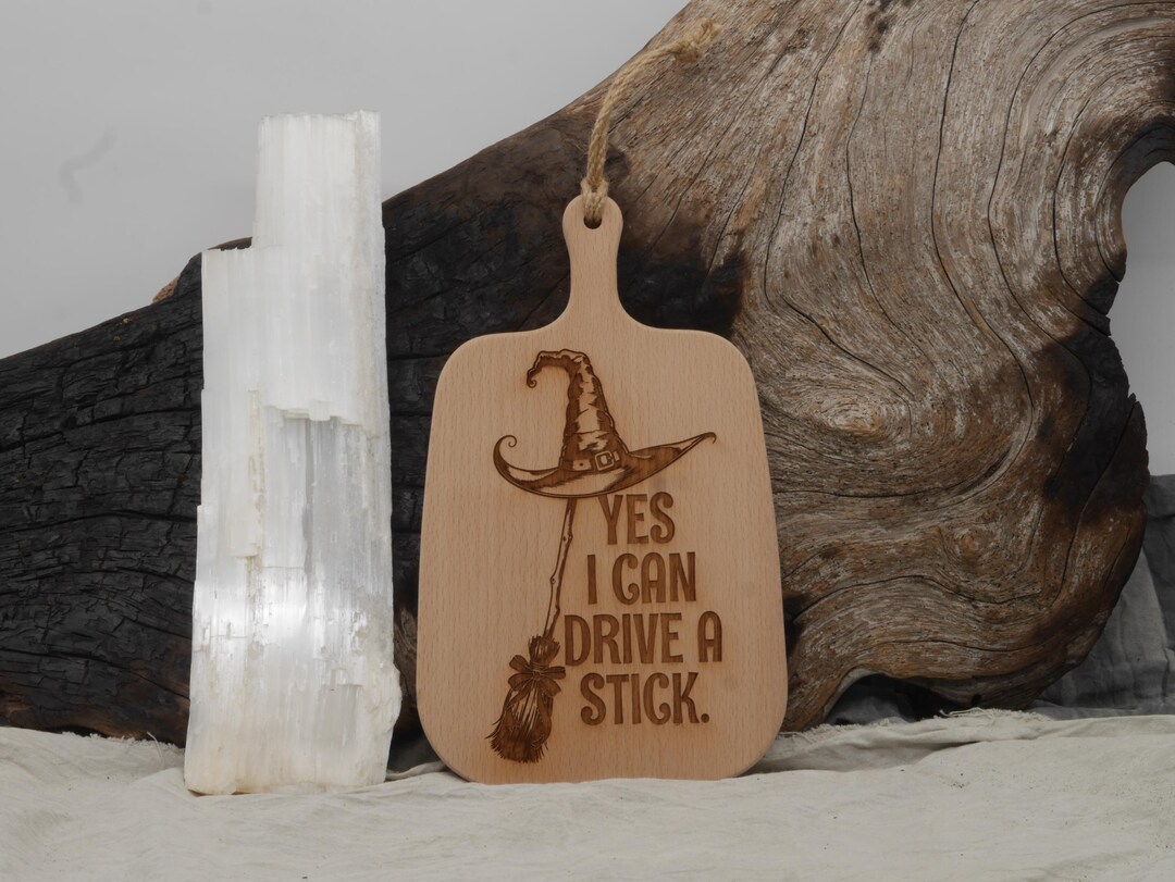 Engraved Witch Cutting Board: Halloween Kitchen Decor - Etsy