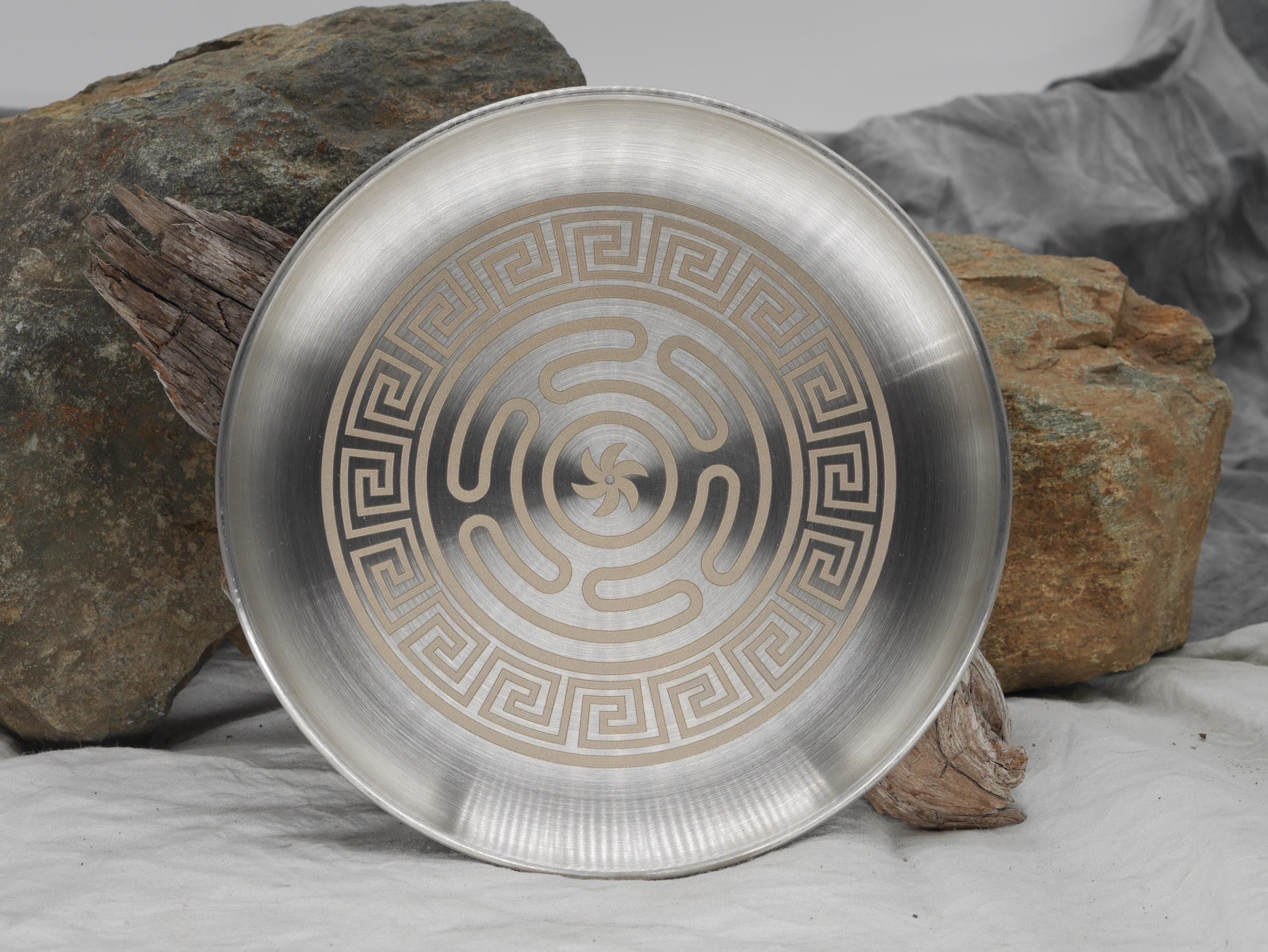 Strophalos of Hecate Greek Key Altar Tray / Offering Plate - Shadow ...
