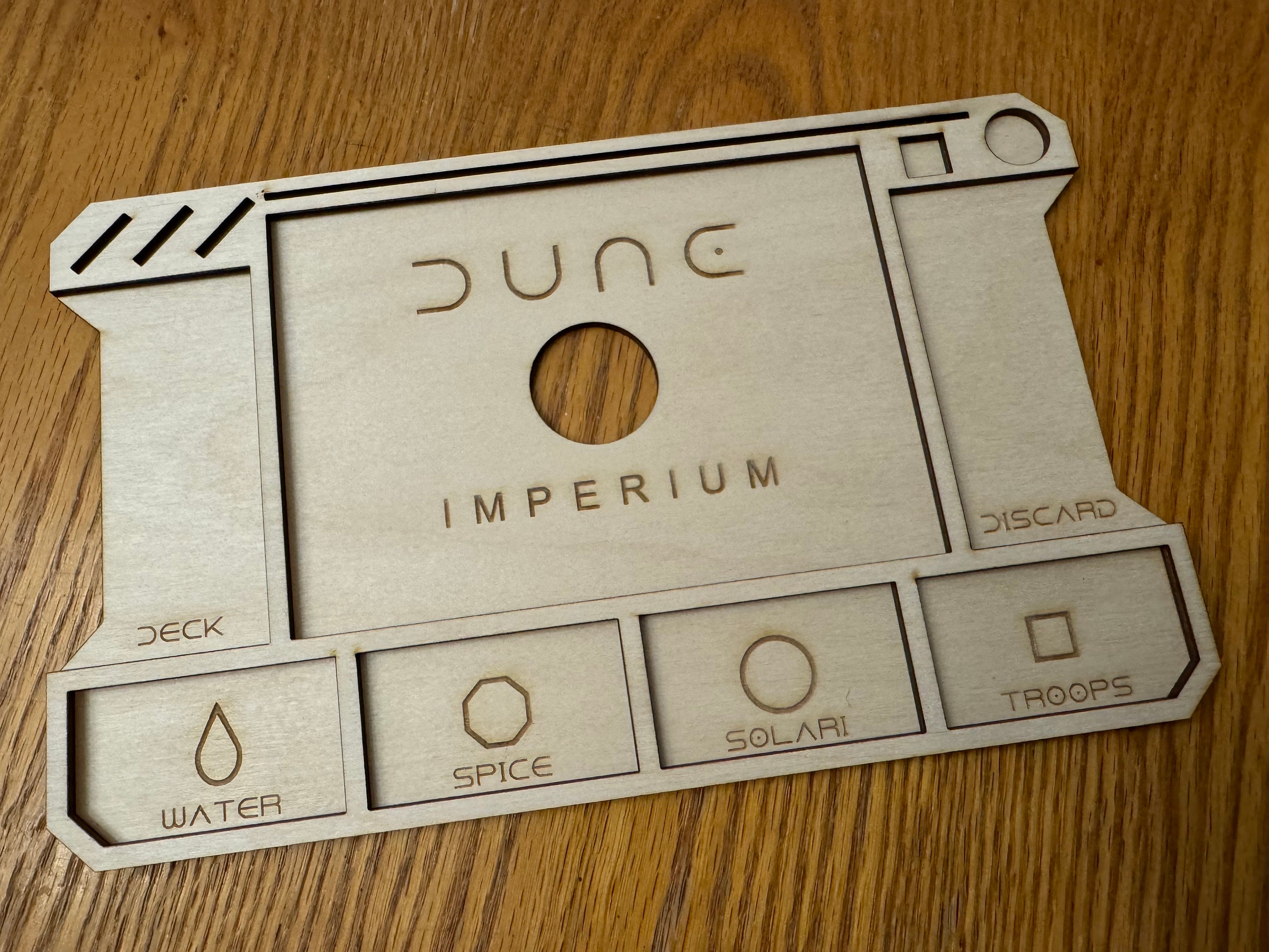 Dune Imperium Boardgame Player's Board, Dune Laser Cut Player Board ...